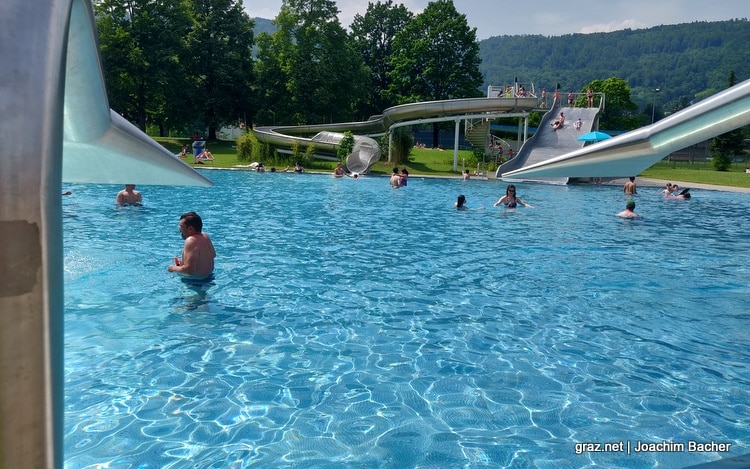 Freibäder, Schwimmbäder und Seen in Graz
